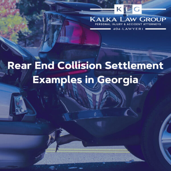Rear End Collision Settlement Examples in Georgia - What Is the Average ...